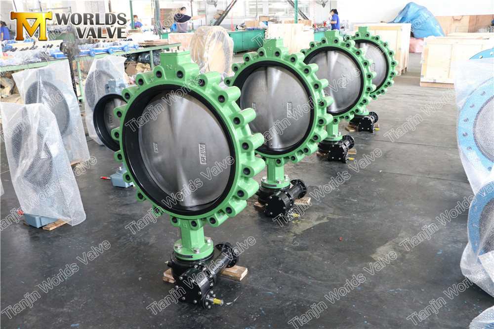 DN600 SHEETED UND GETRIEBEN FESTIGES BOTTERFLEISE VALIVER VON China ...